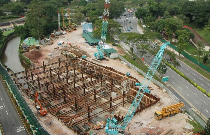 Drainage/River improvement works – Quek & Quek Civil Engineering Pte Ltd